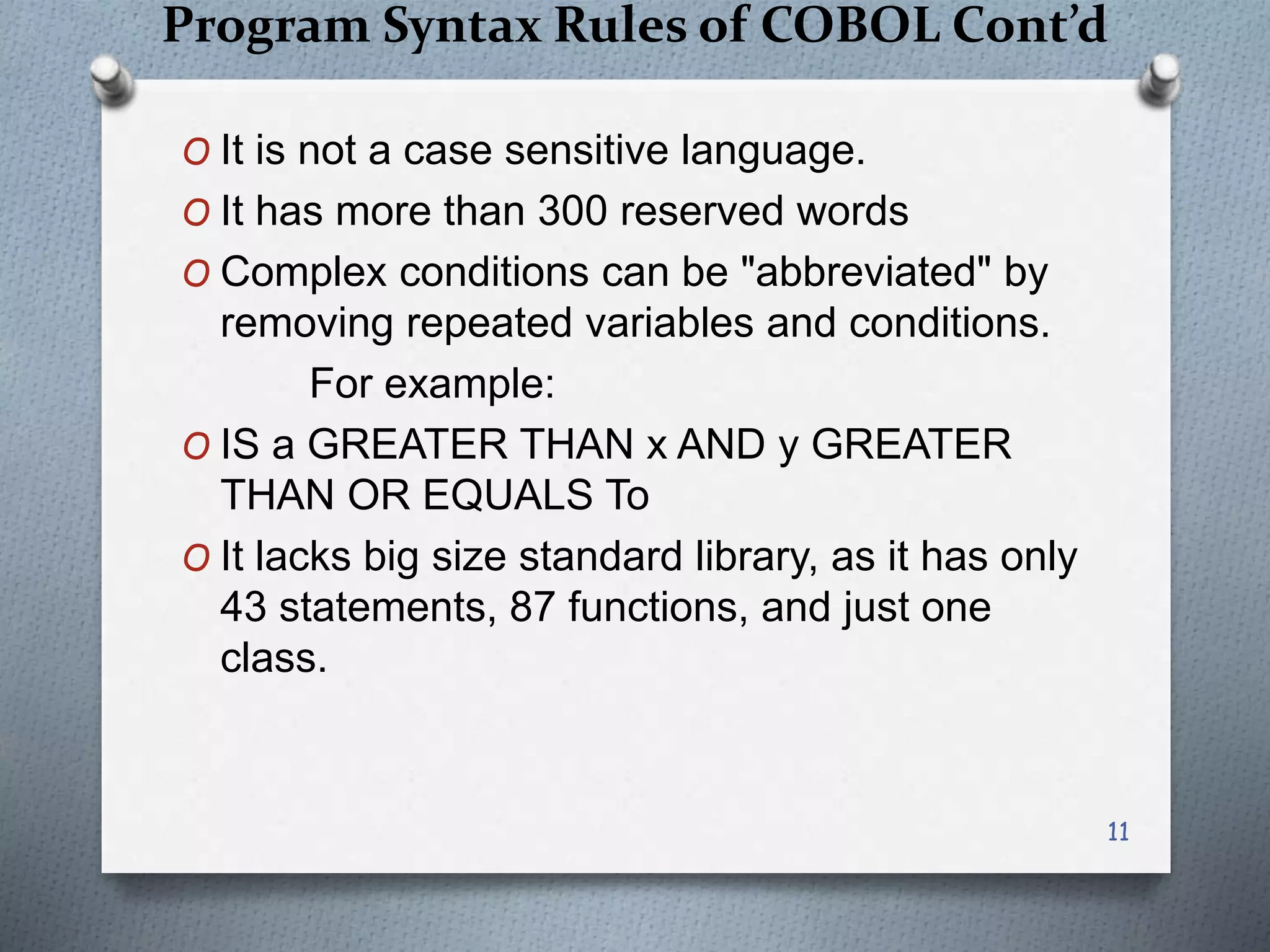 COBOL Foundation 2 | PPT | Programming Languages | Computing