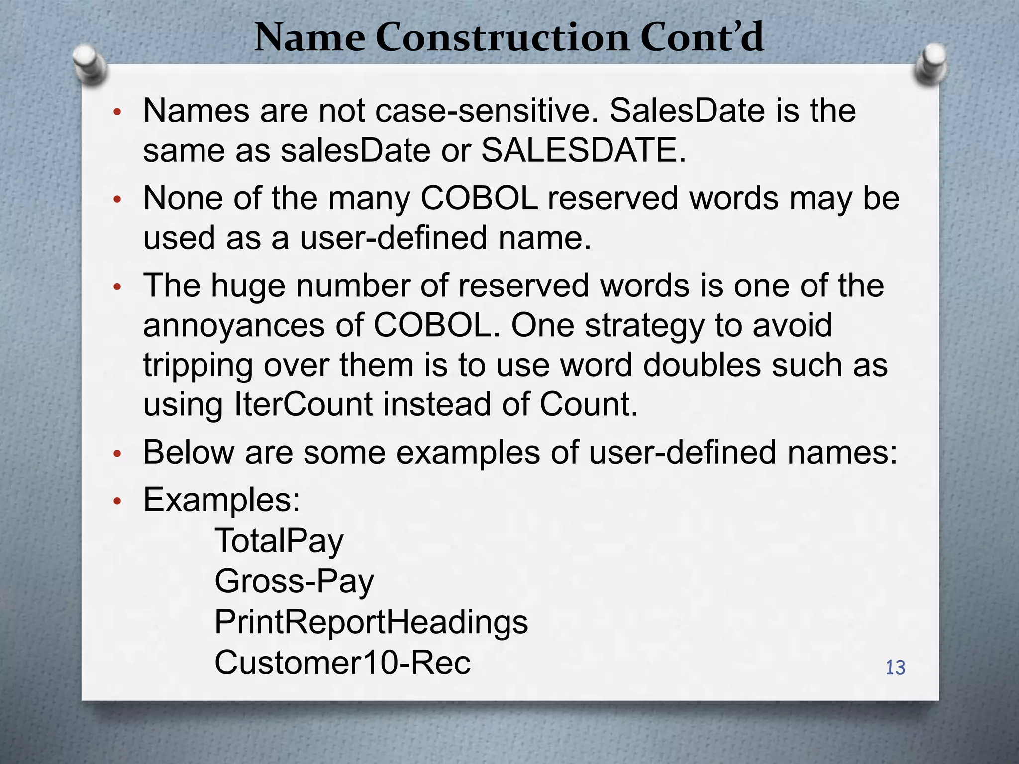 COBOL Foundation 2 | PPT | Programming Languages | Computing