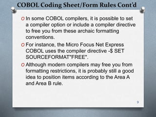 COBOL Foundation 2 | PPT | Programming Languages | Computing