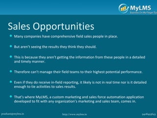 MyLMS – Empowering Your Sales Team | PPT