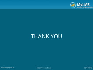 MyLMS– Empowering Your Sales Team | PPT