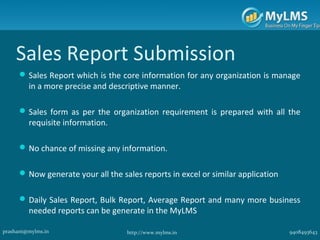 MyLMS– Empowering Your Sales Team | PPT | Cloud Computing | Internet