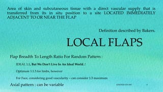 Local and regional flaps in head and neck.pptx