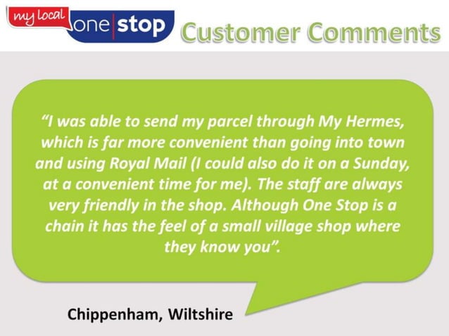My local One Stop | PPSX