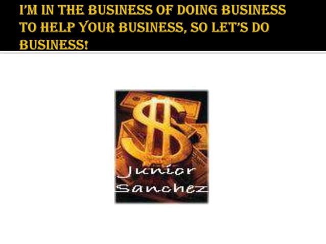 Junior Sanchez | PPT