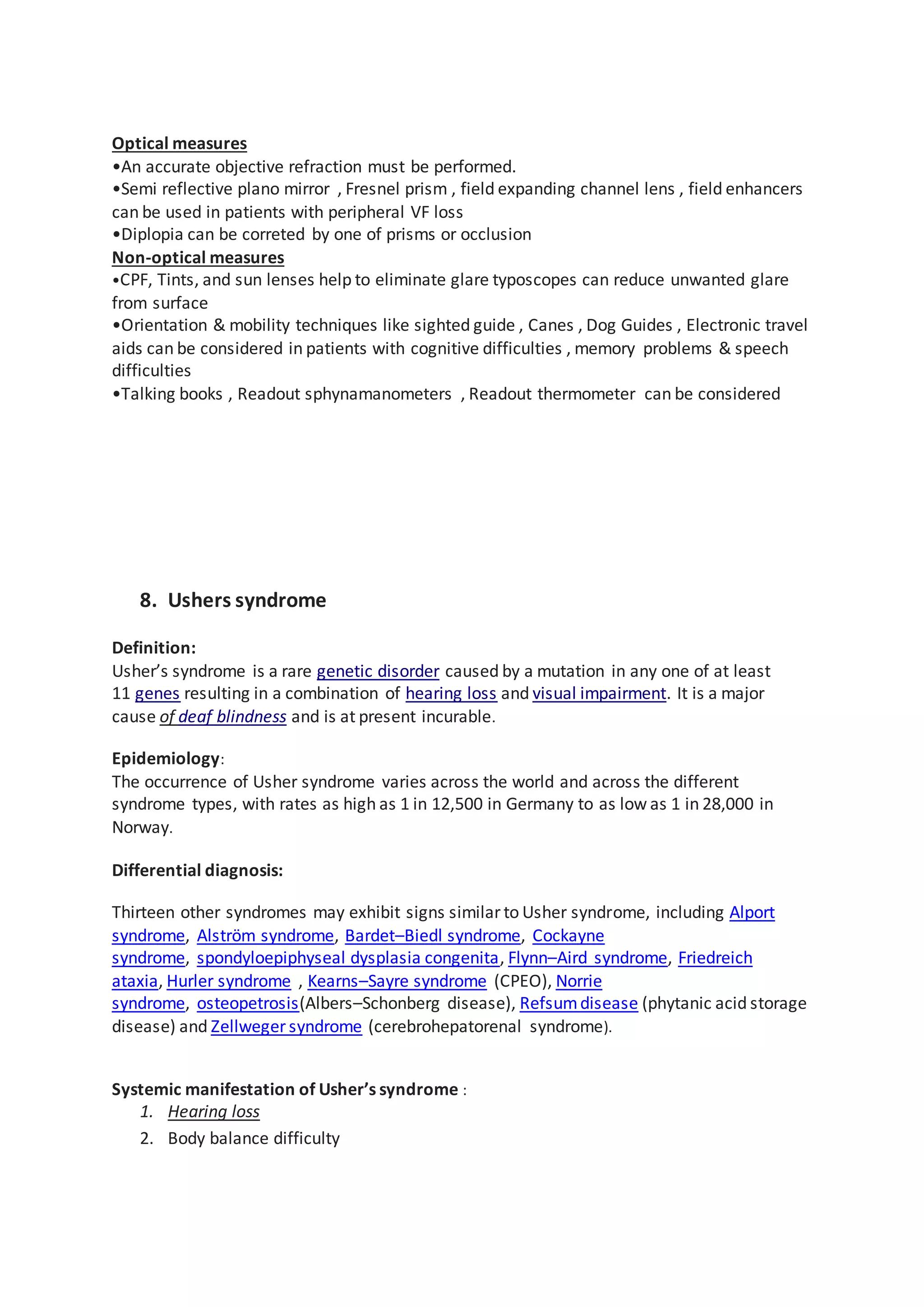 My low vision rehabilitation in multiple handicapped patients | PDF