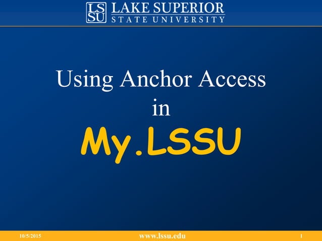 My lssu guide | PPT