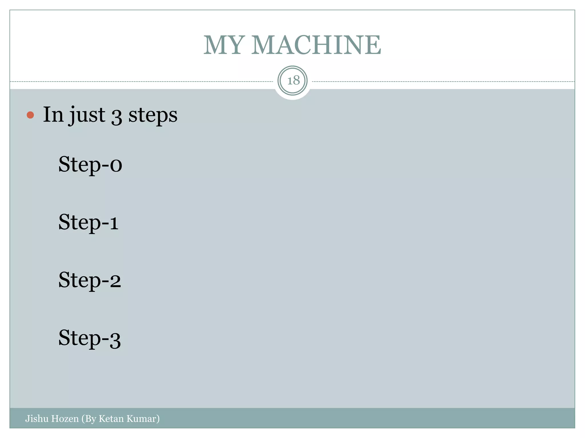 Autonomous Maintenance (Jishu Hozen) by Ketan Kumar (Raavinnovate) | PPTX