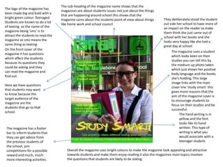 My magazine annotation | PPT