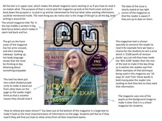 My magazine annotation | PPT