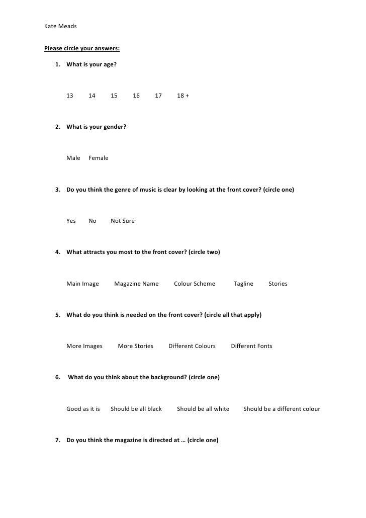 Closed Questionnaire Closed Questionnaire
