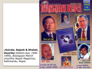 Rajesh Koirala's books, and Magazines | PPTX