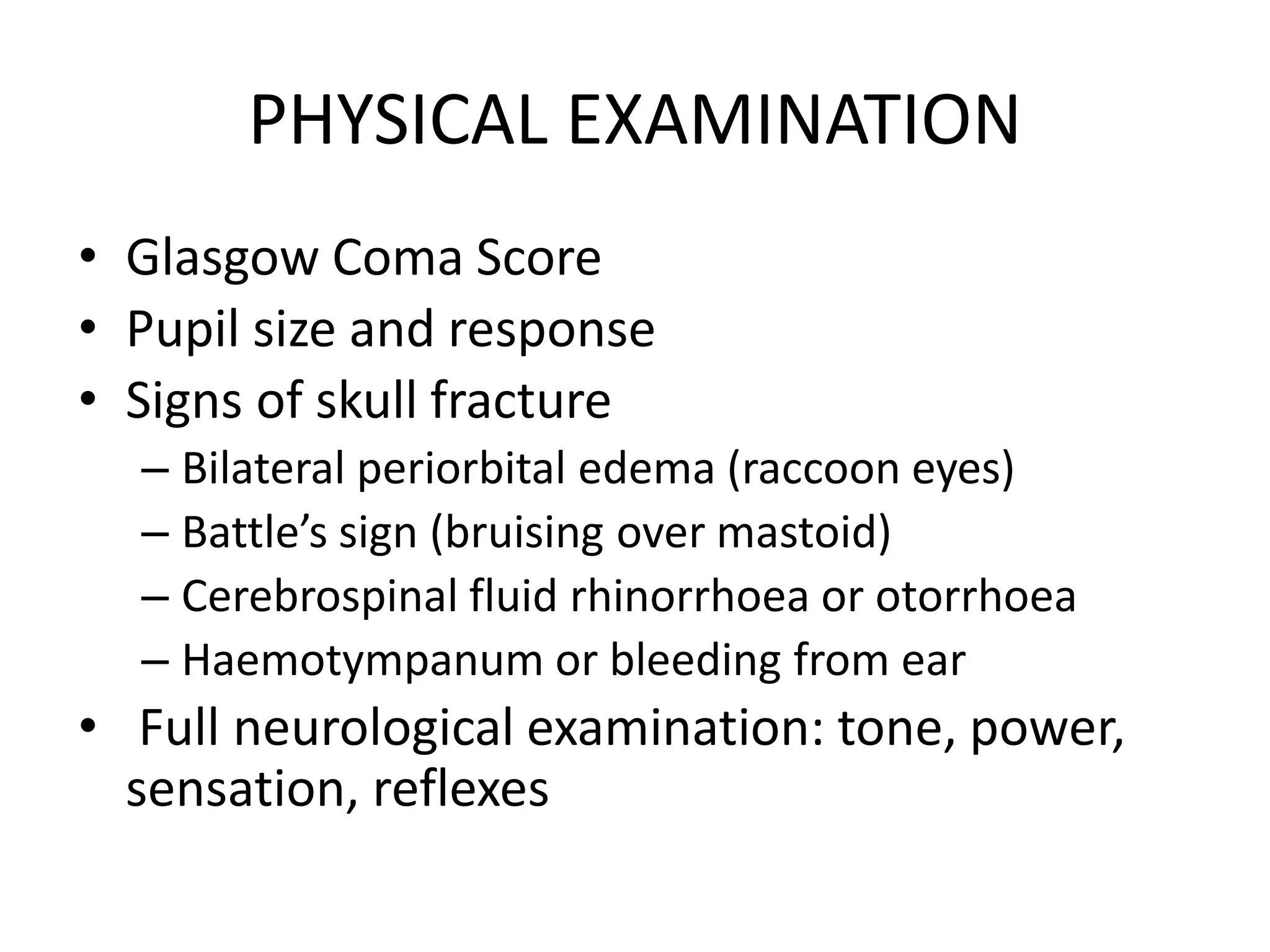 Management of head injury | PPTX