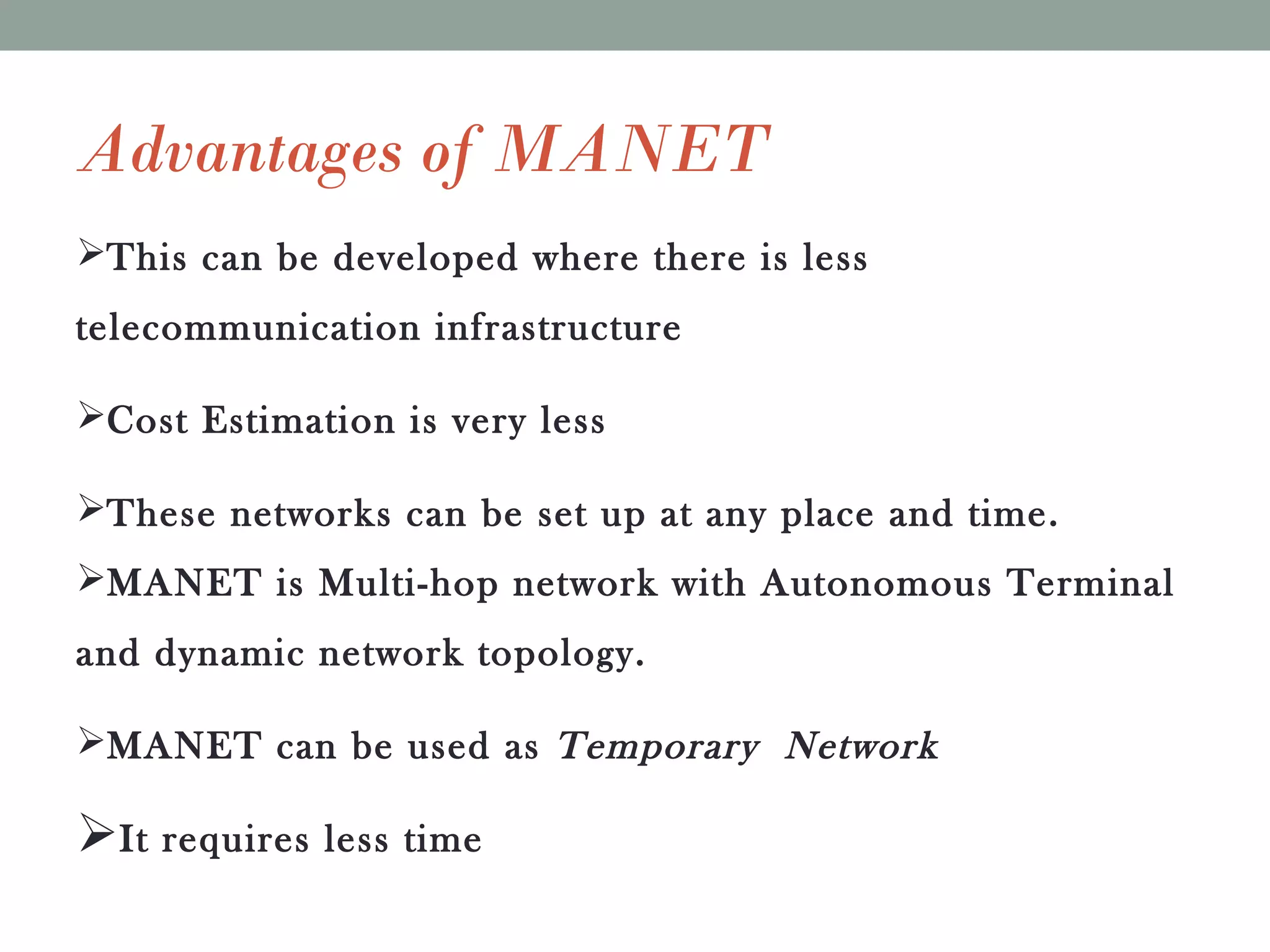 MANET | PPT