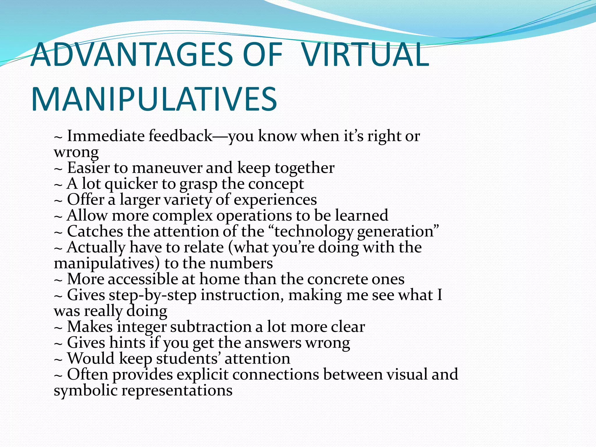 manipulatives | PPTX