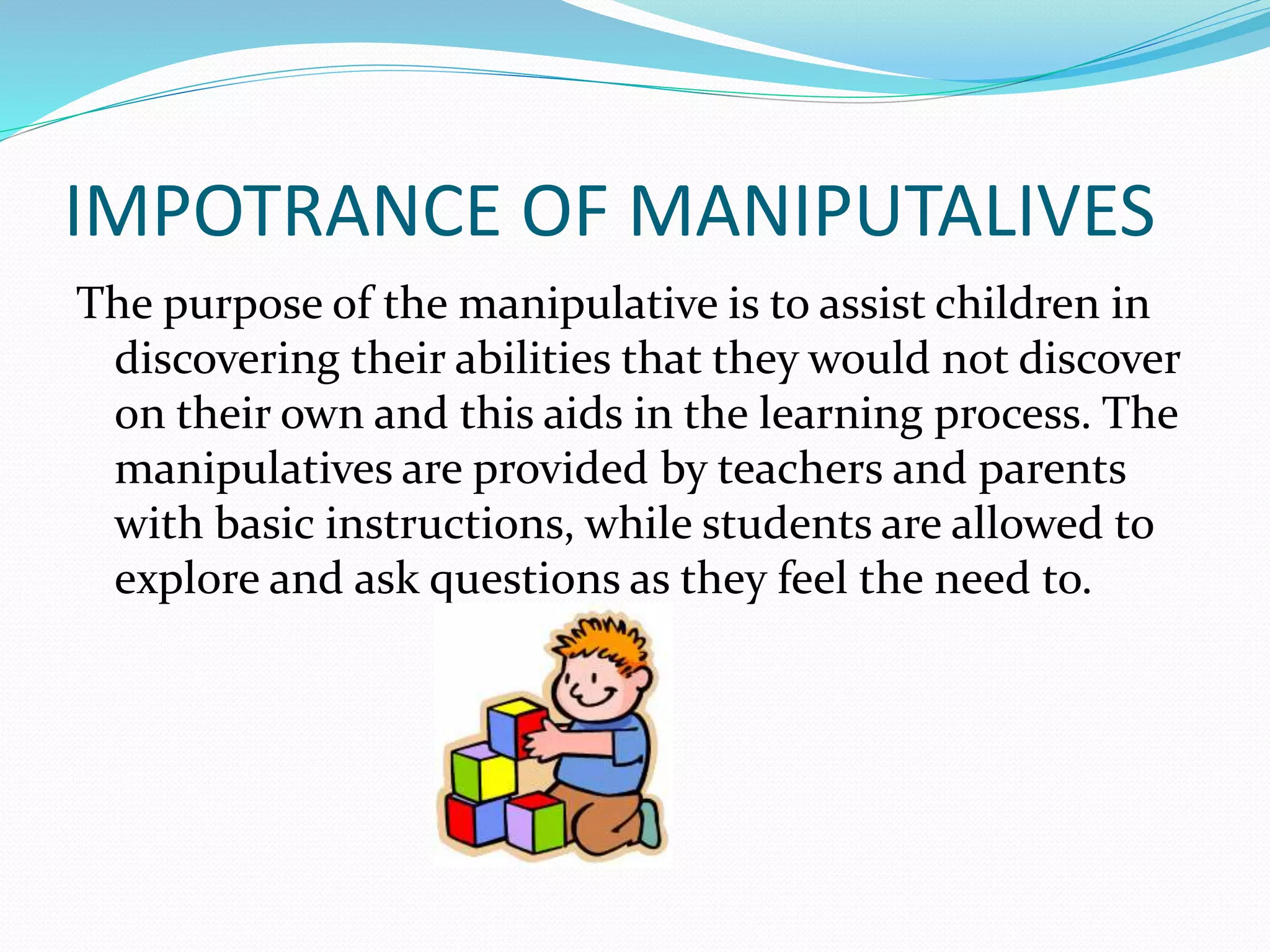 manipulatives | PPTX