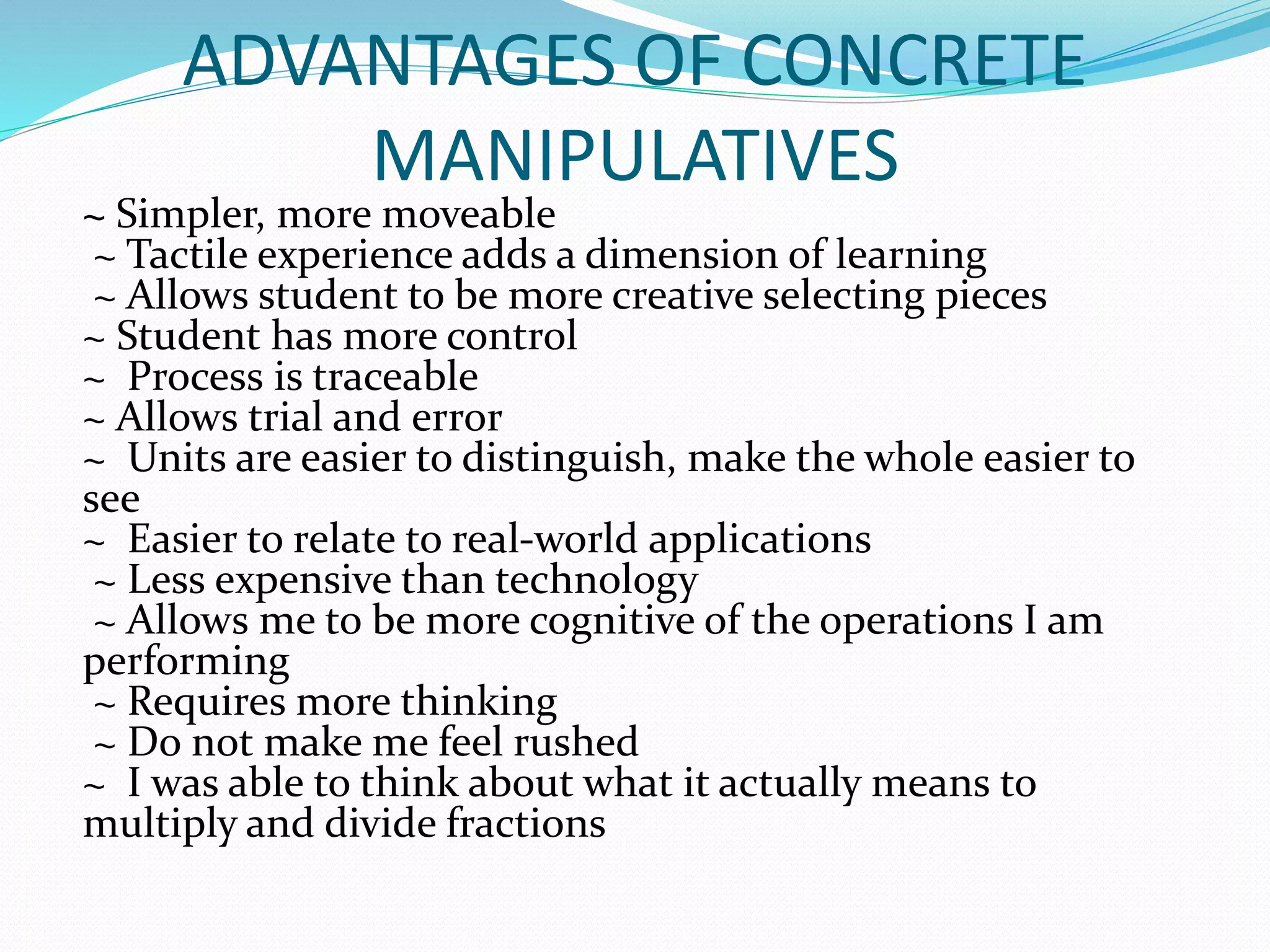 manipulatives | PPTX
