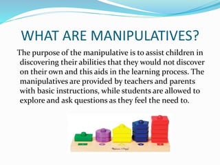 manipulatives | PPTX