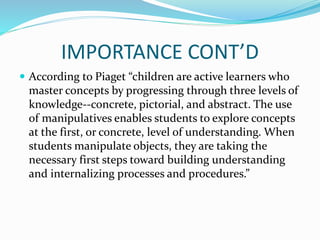 manipulatives | PPTX