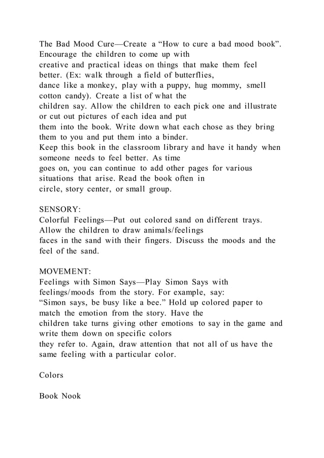 My many colored days by dr. seussillustrated by steve johns | DOCX ...