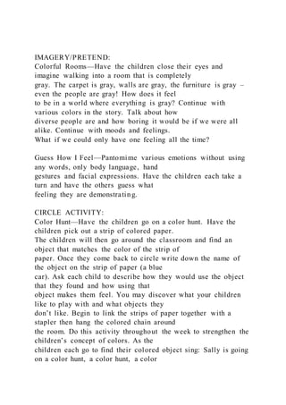 My many colored days by dr. seussillustrated by steve johns | DOCX