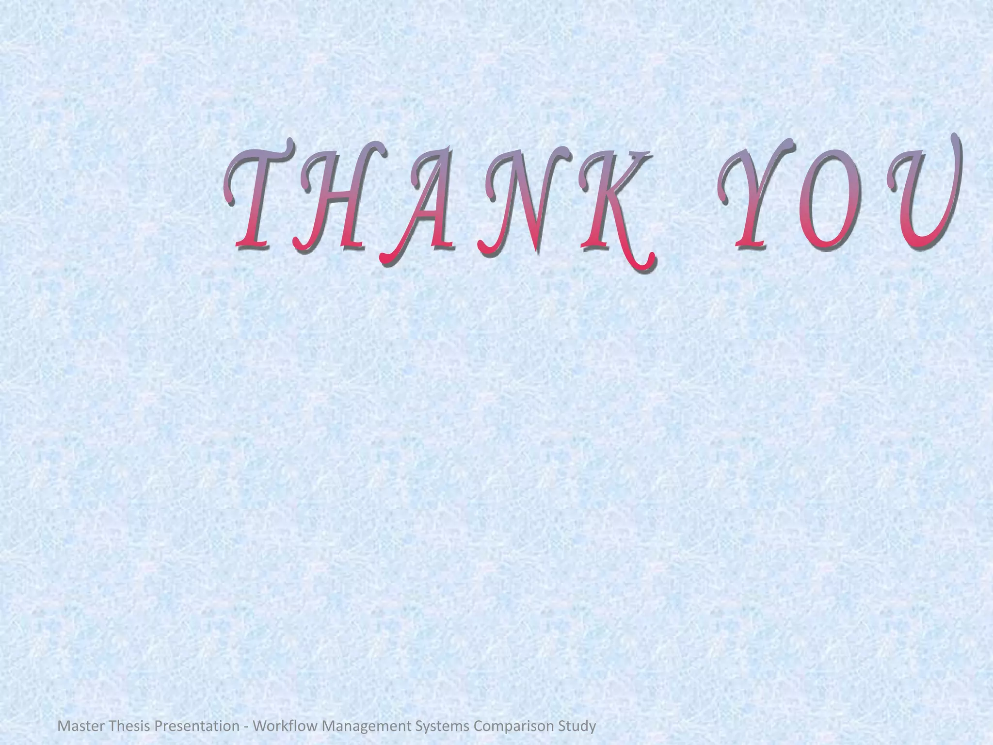 Workflow Management Systems Comparison Study | PPTX