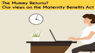 maternity act ppt | PPTX