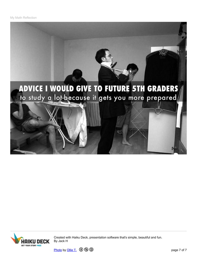 My Math Reflection | PDF