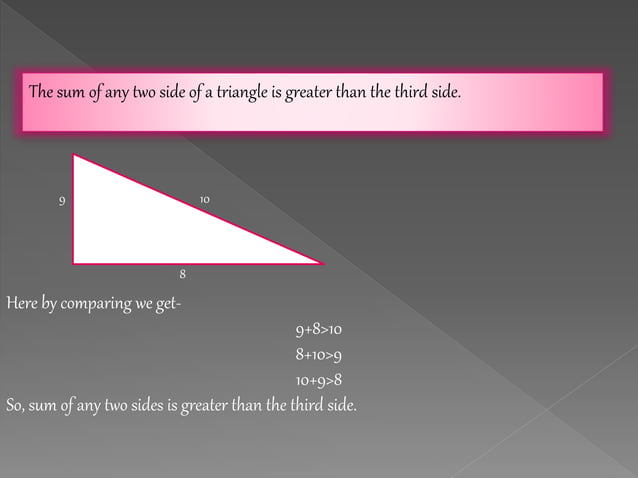 Maths ppt of class 9 CBSE topic Triangles | PPTX | Physics | Science