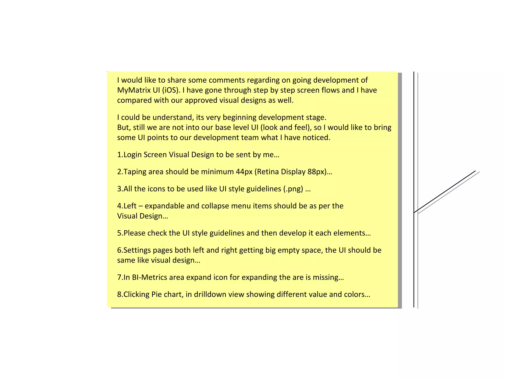 My matrix ui suggestions | PPS