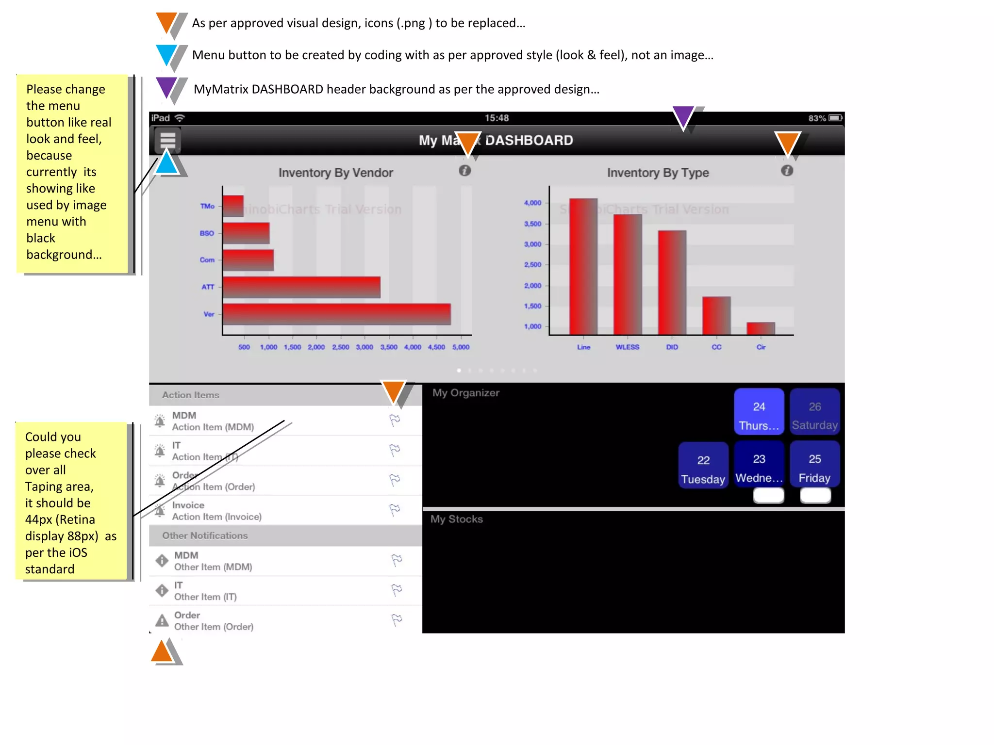 My matrix ui suggestions | PPS