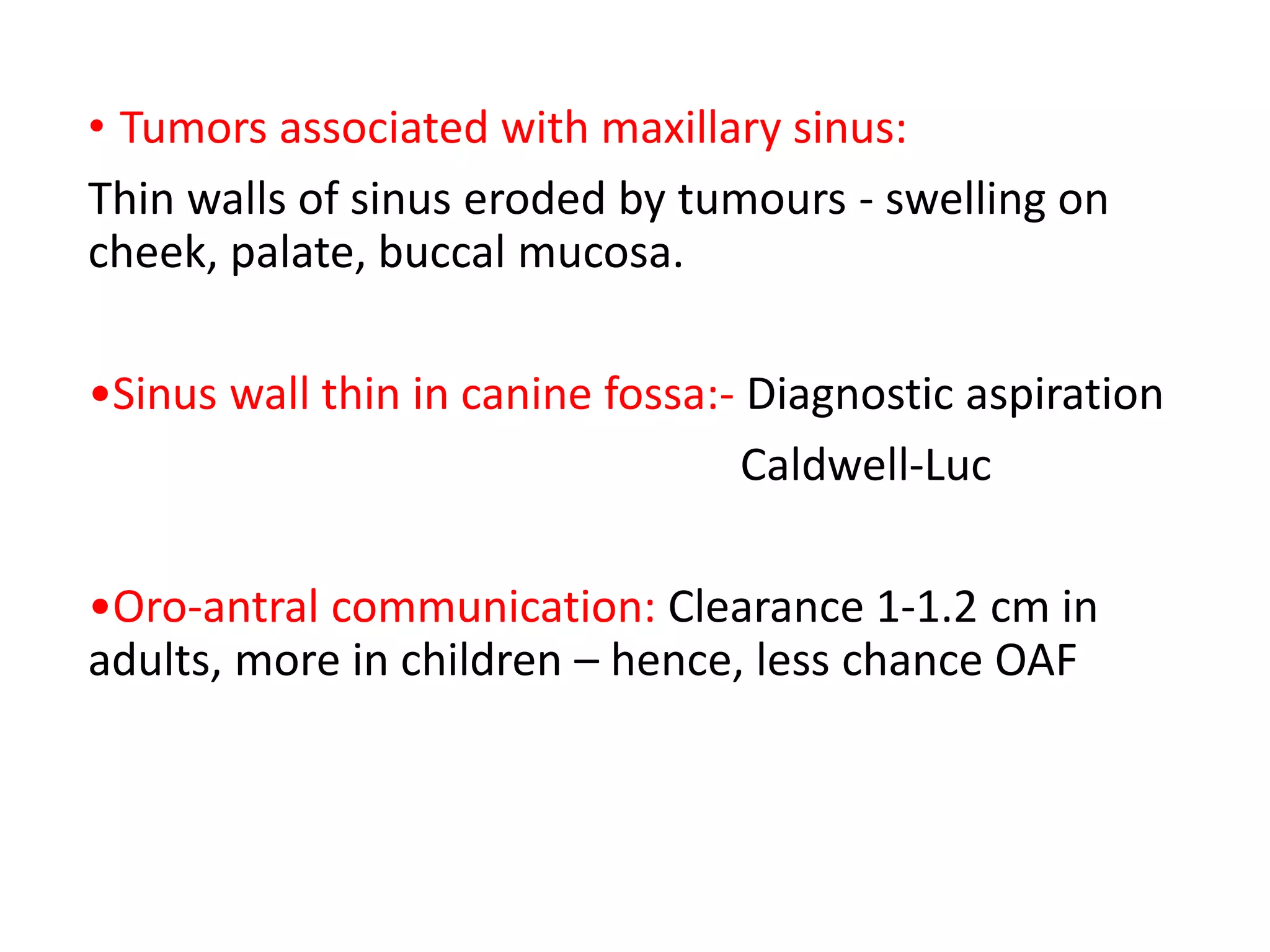 Maxillary sinus by Dr. Shivani Taank | PPTX