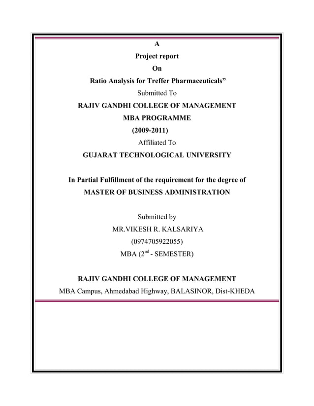 new mba project | PDF
