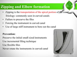 Endodontic mishaps - Dr. Jagadeesh kodityala | PPTX