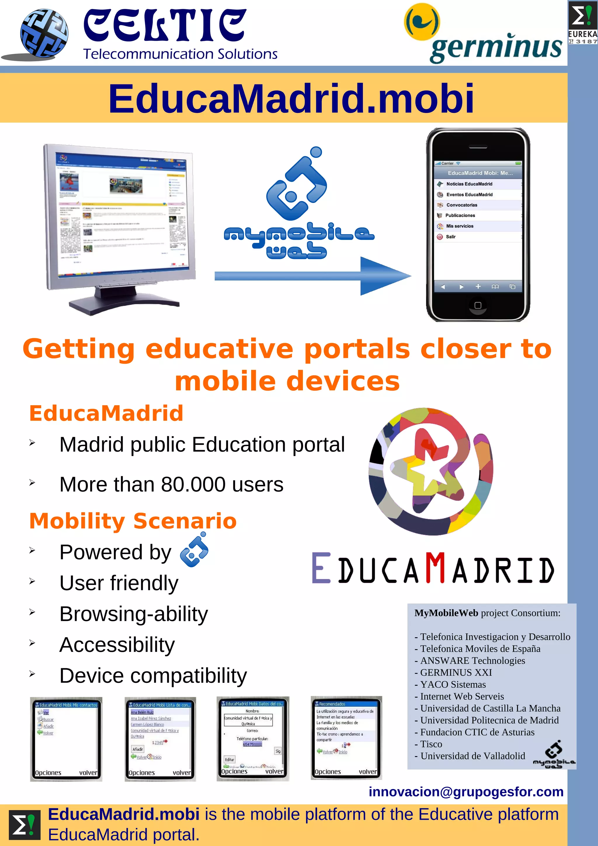 MyMobileWeb Póster | PDF