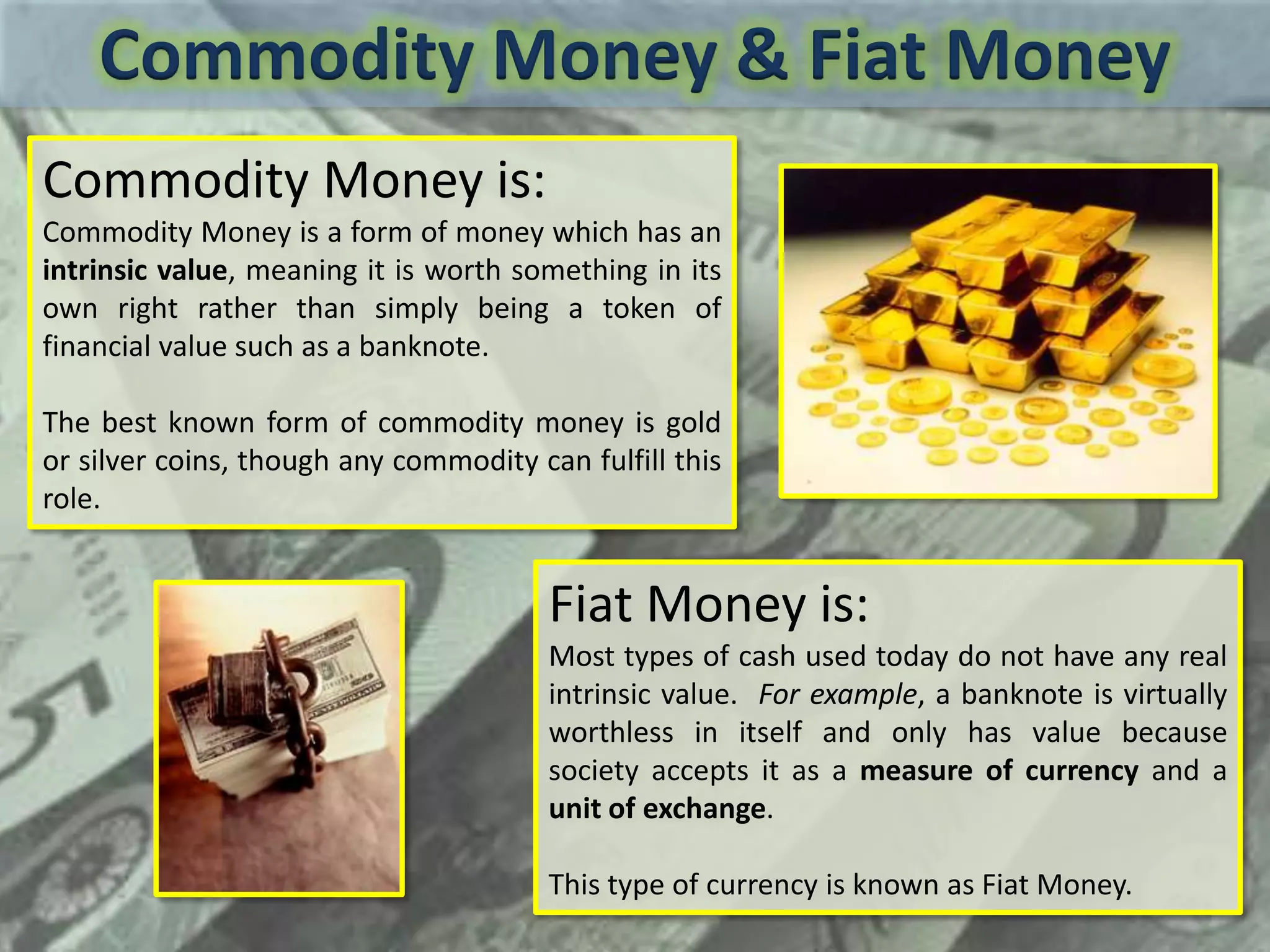 PowerPoint: My Money and Its Development | PPTX | Currencies | Economy