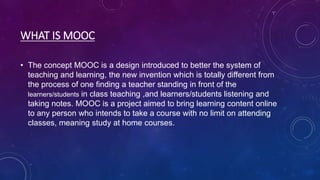 My mooc presentation | PPT