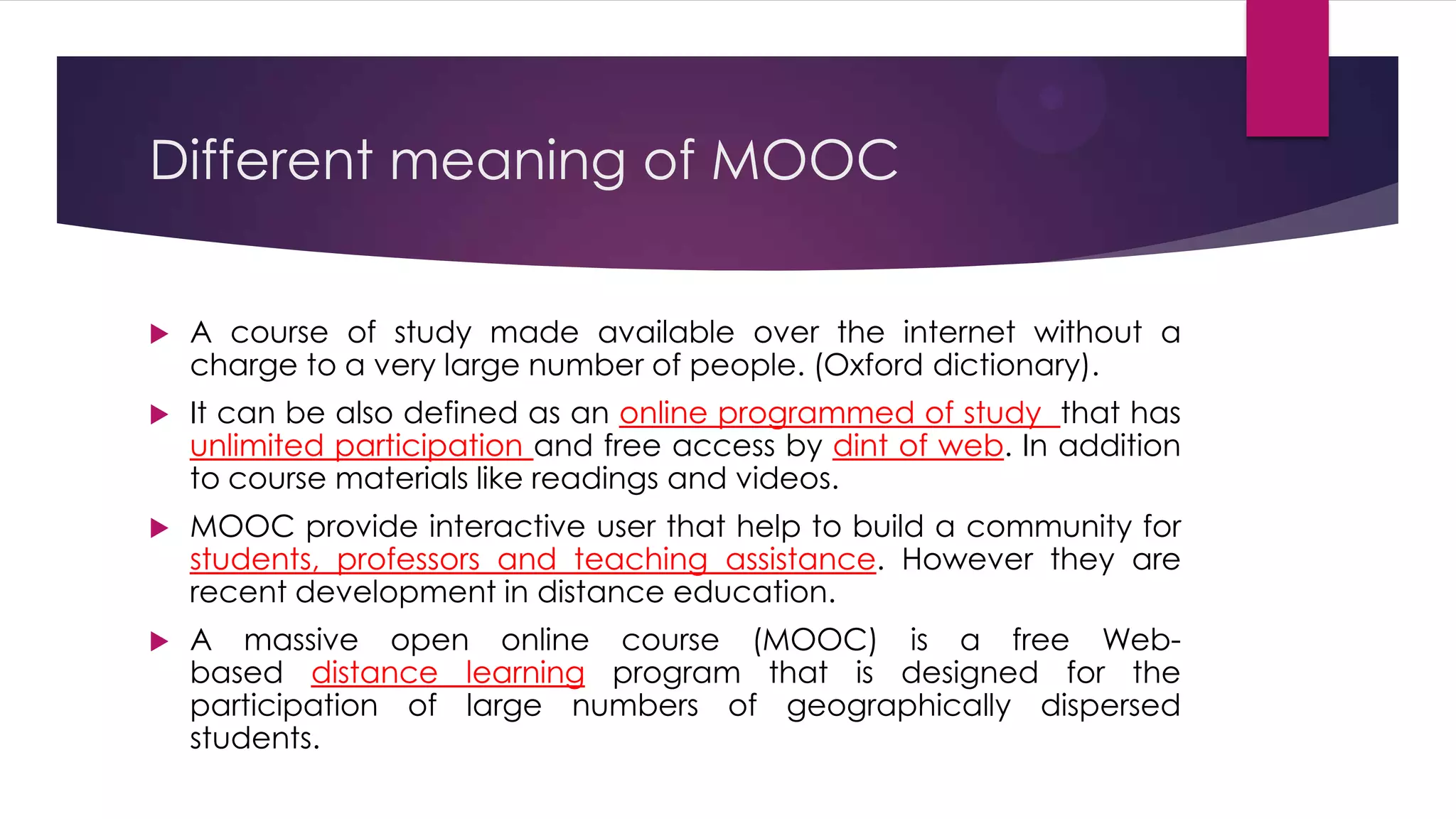 My mooc slides | PPTX