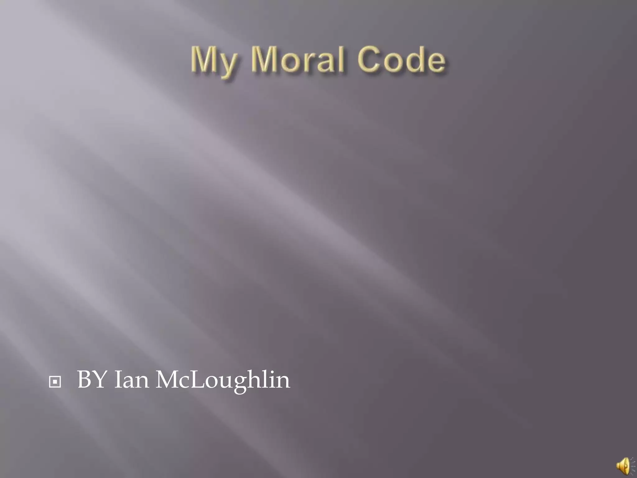 My moral code | PPTX