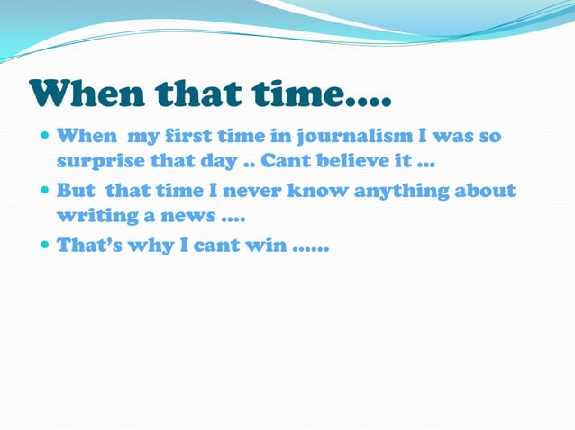 My most unforgetable experience | PPT