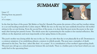 My Mothe at Sixty Six.pptx okkkkkkkkkkkkkk | PPTX