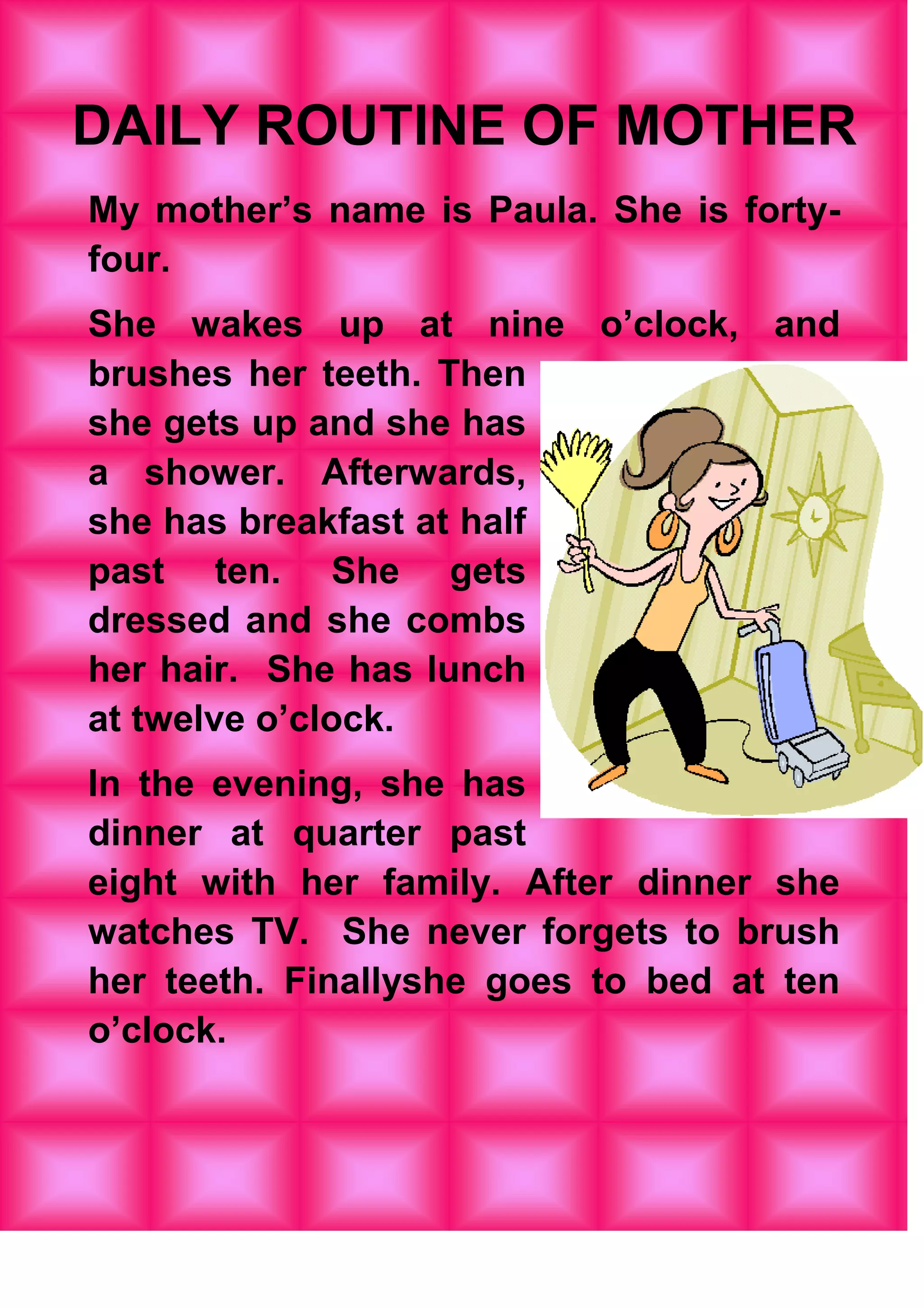 My mother | DOCX
