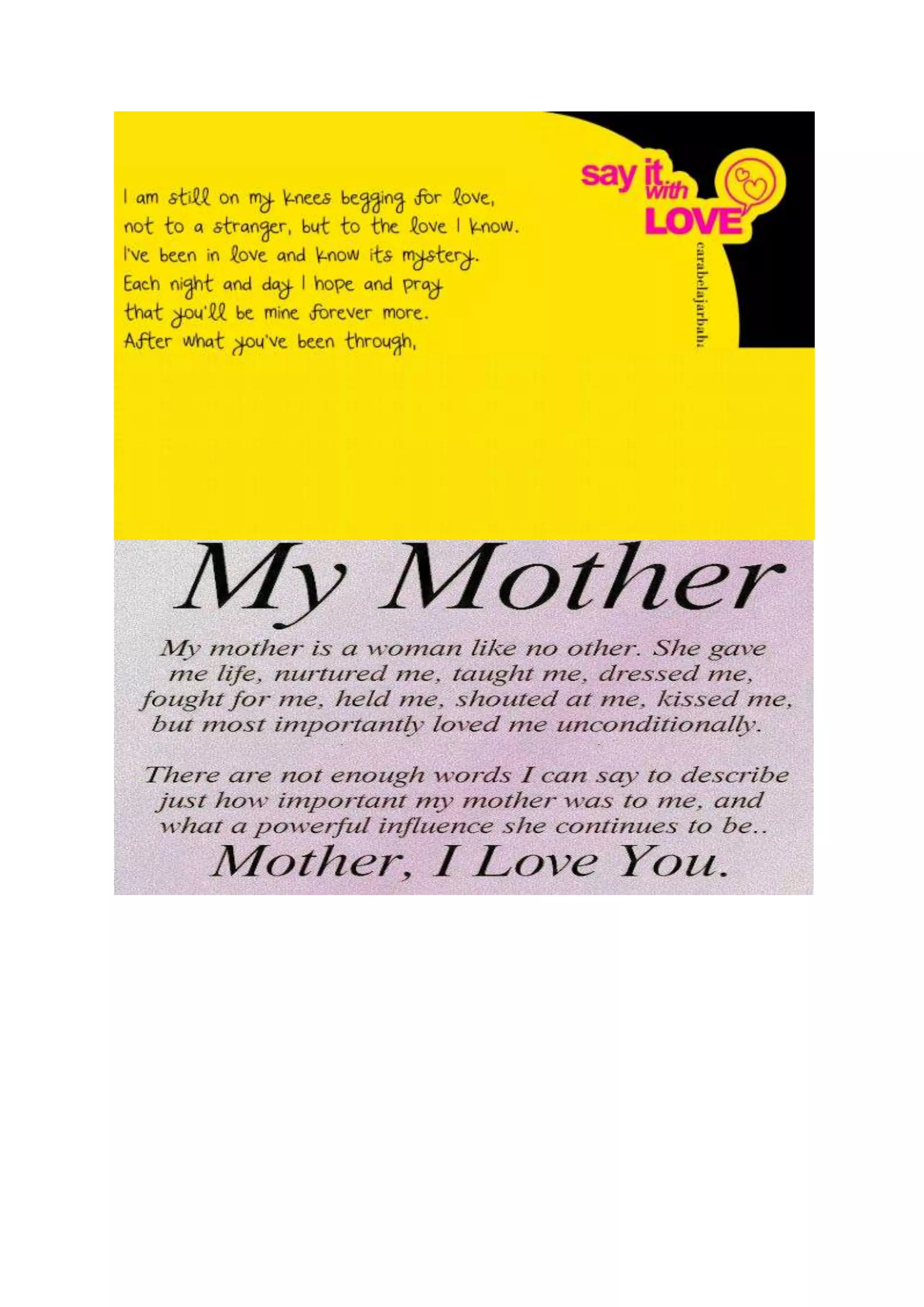 My mother | PDF