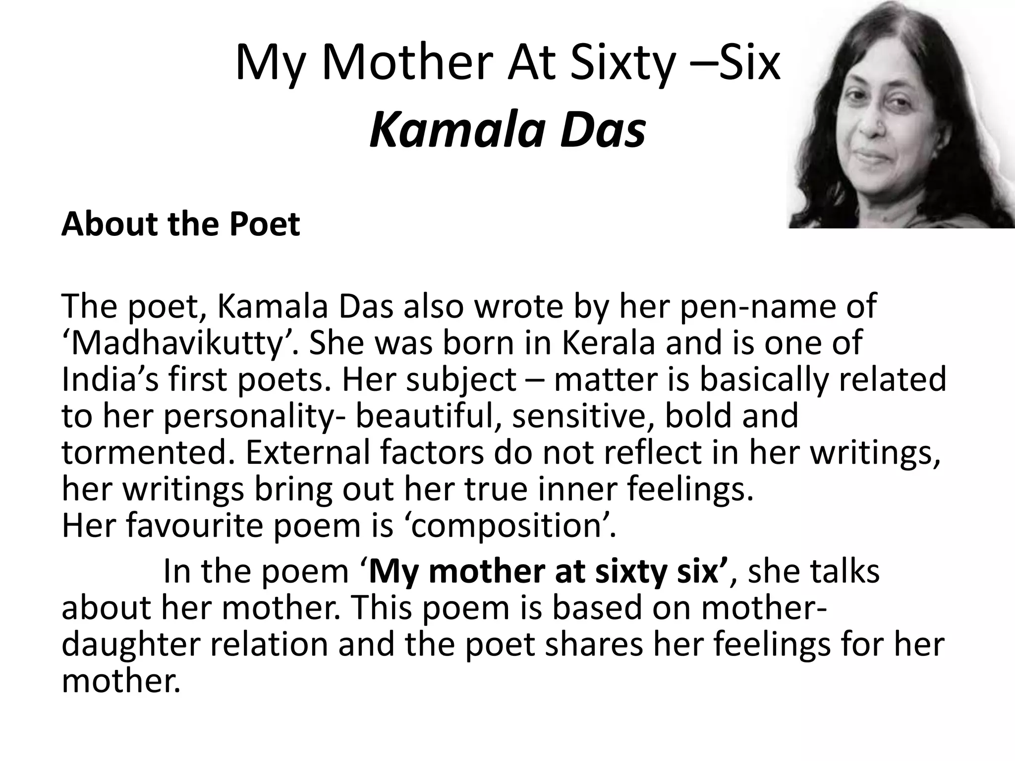 My mother at 66 | PPTX