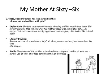 My mother at 66 | PPTX