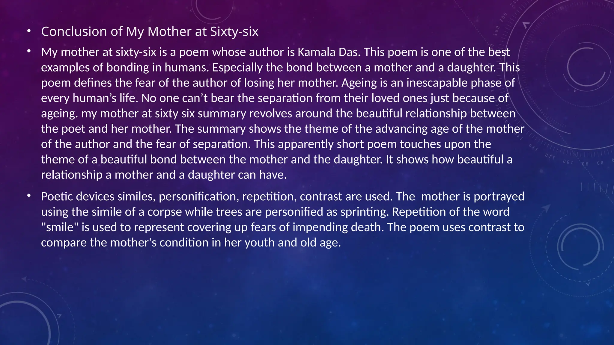 my mother at 66, somber, lack of shine.pptx