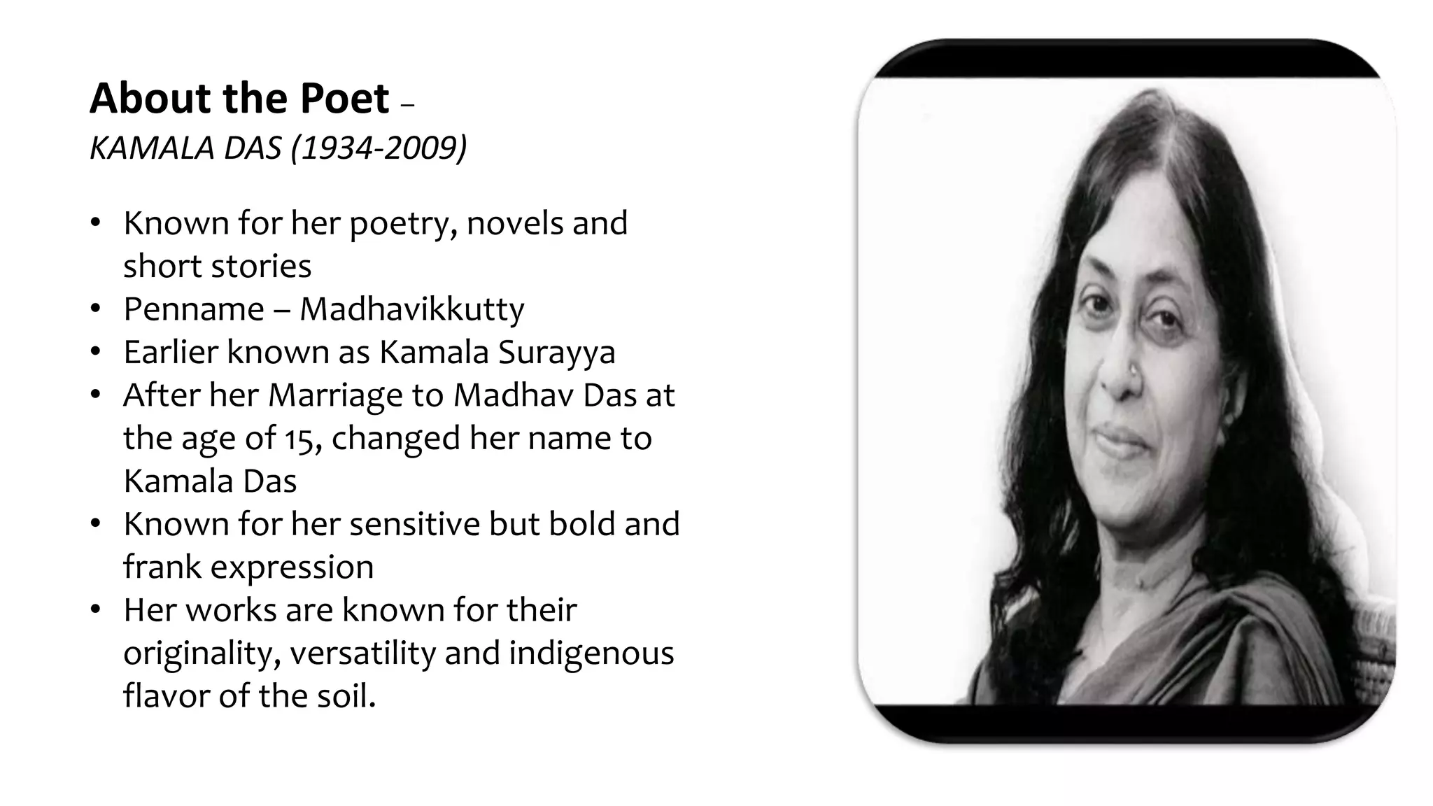 My Mother at Sixty six by Kamala Das (class 12) | PPTX