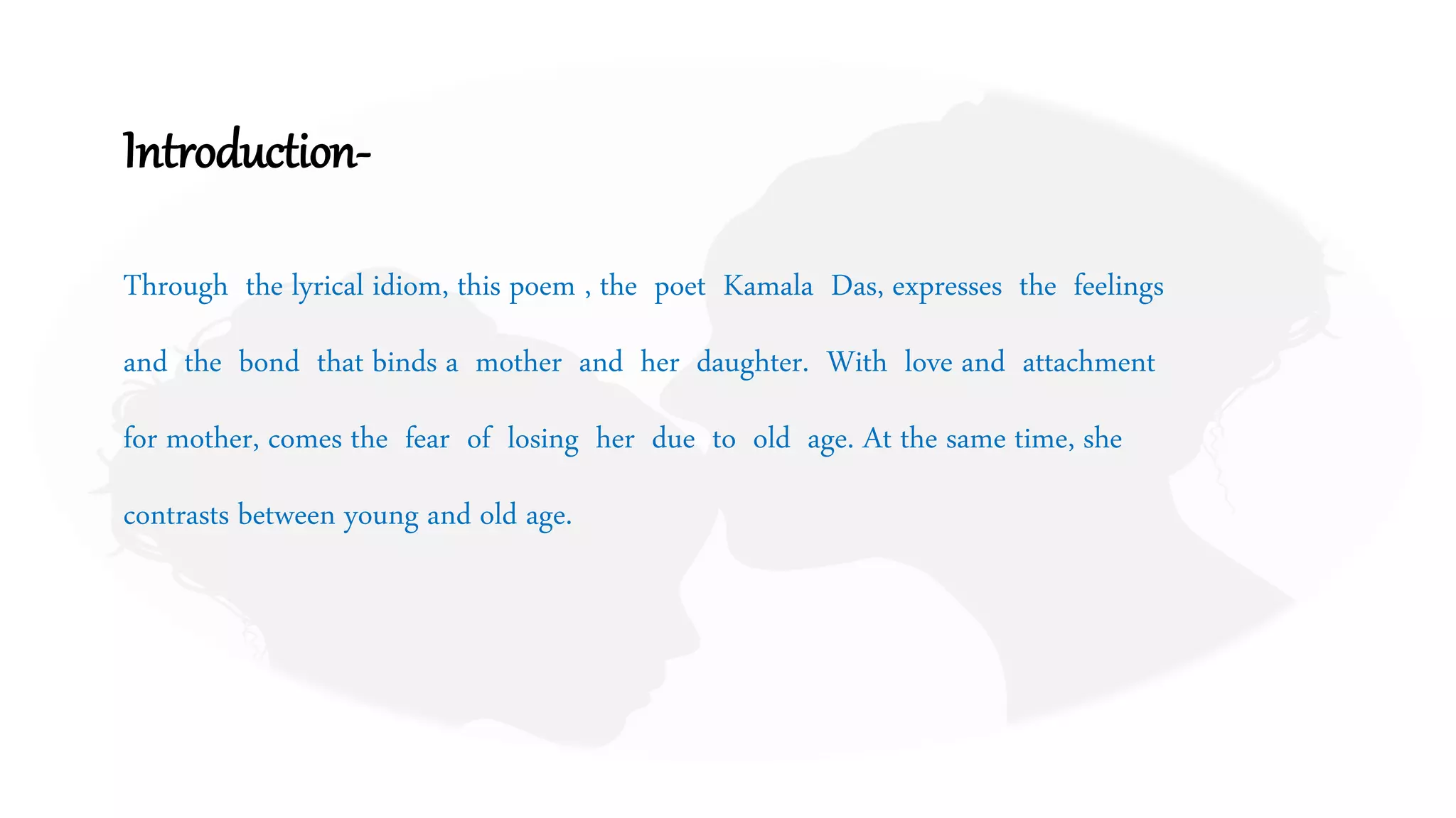 My Mother at Sixty six by Kamala Das (class 12) | PPTX