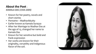 My Mother at Sixty six by Kamala Das (class 12) | PPTX