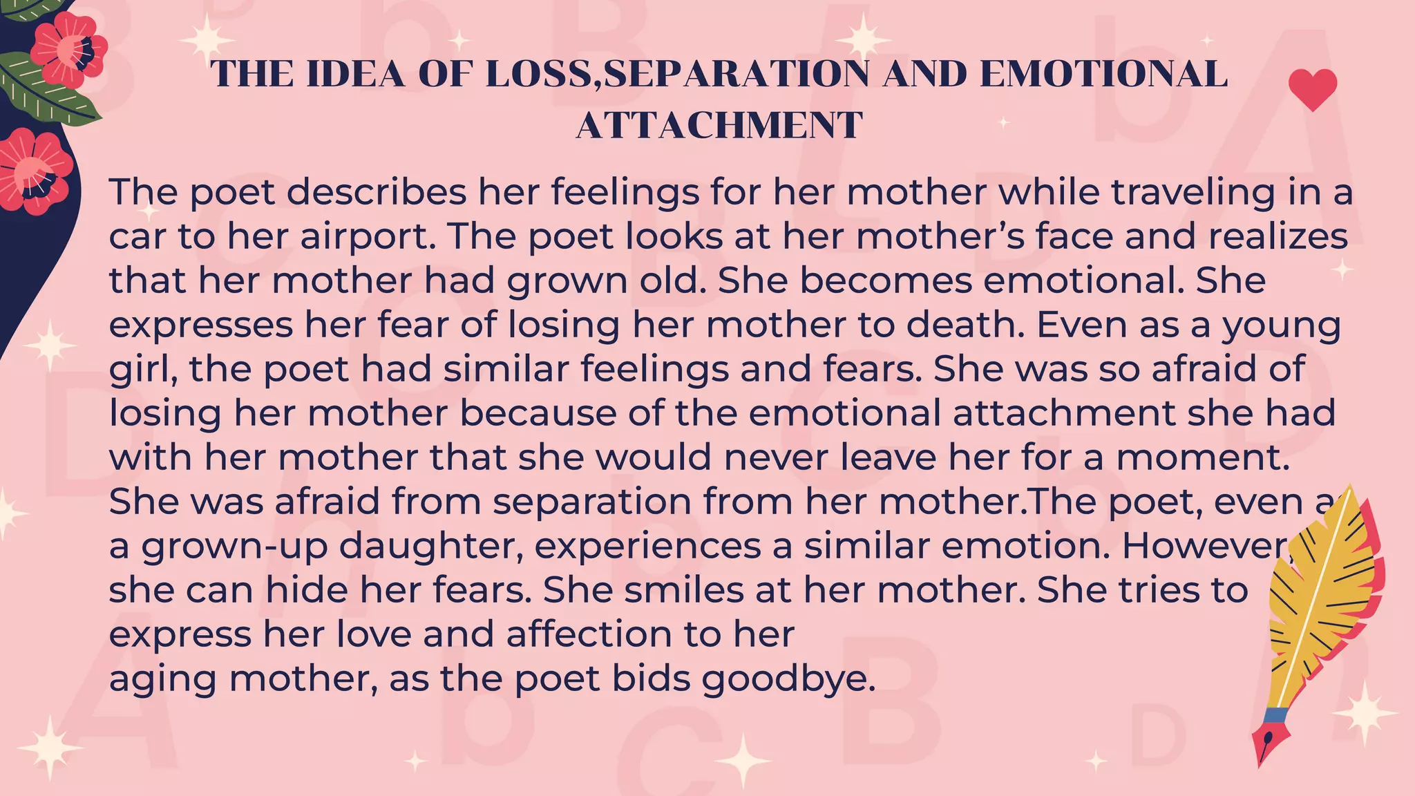 Presentation on Poem Analysis of My Mother At Sixty- Six | PDF